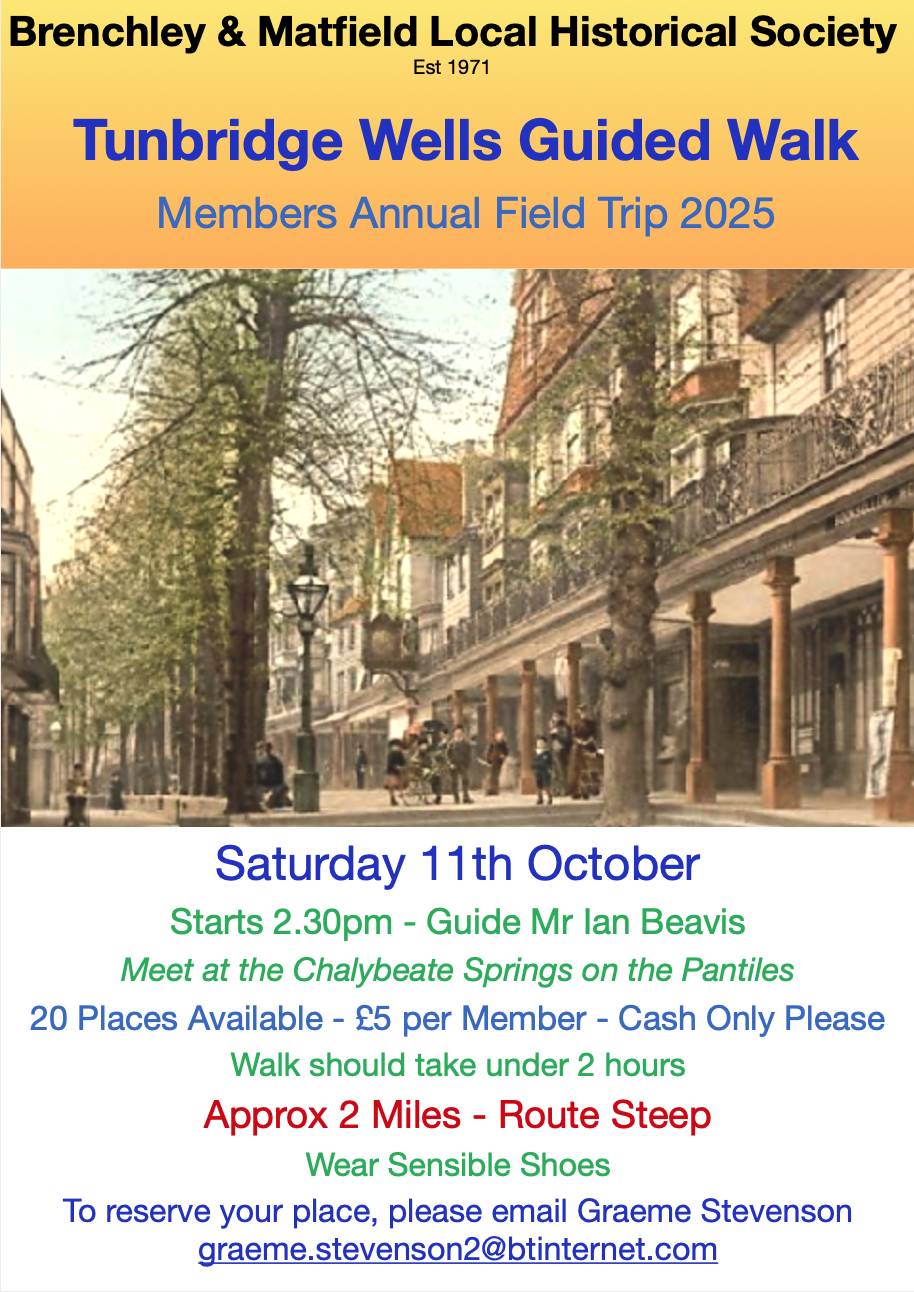 Annual Field Trip 2025 – Brenchley & Matfield Local History Society